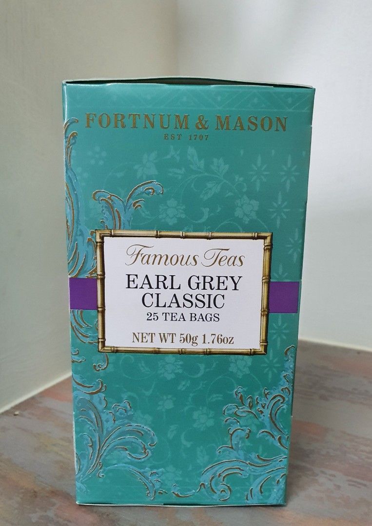 FORTNUM & MASON Earl Grey Classic (25 Tea Bags), Food & Drinks ...