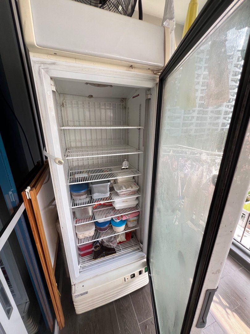 Framec Upright display ice cream freezer, TV & Home Appliances, Kitchen ...