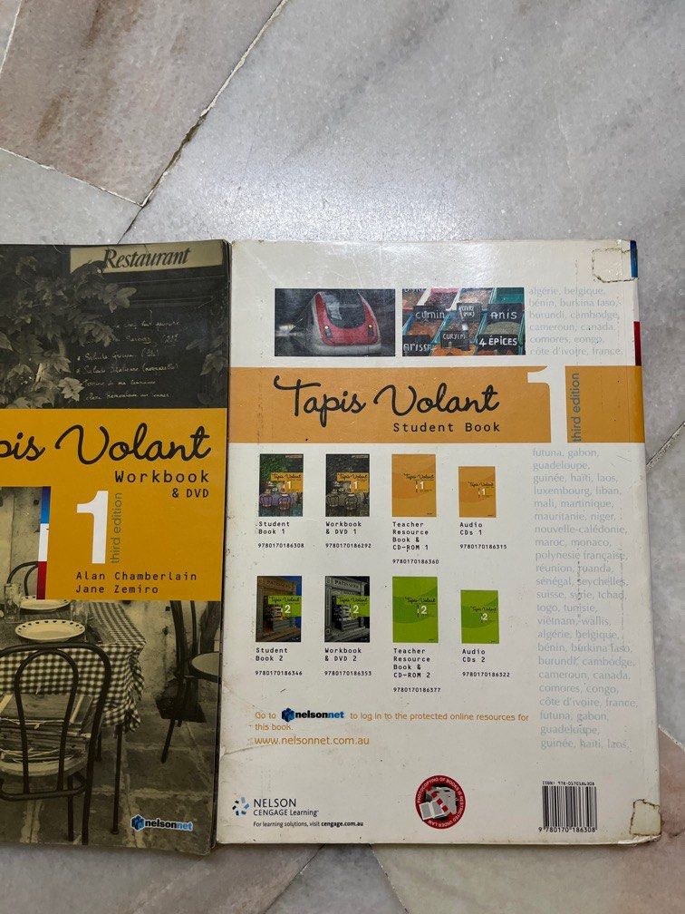 Tapis Volant French Textbook & Workbook (UUM), Hobbies & Toys, Books ...