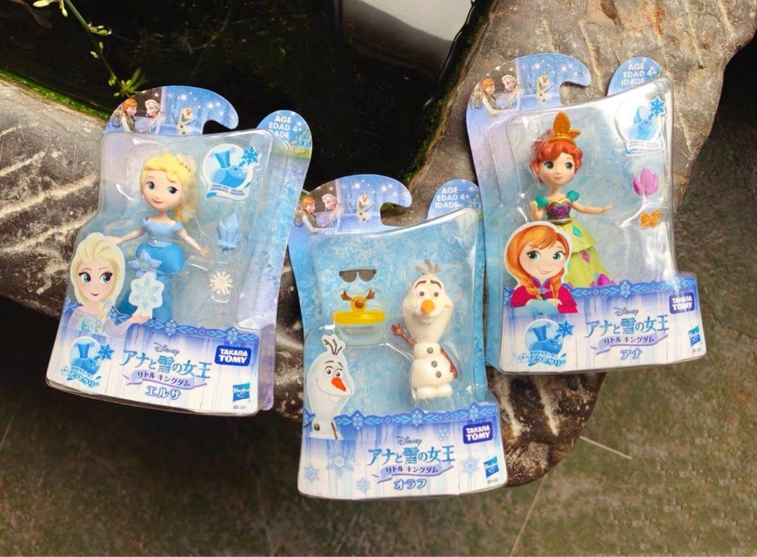 Hasbro Frozen Elsa Anna Olaf Disney Princess Figurines toys for kids ...