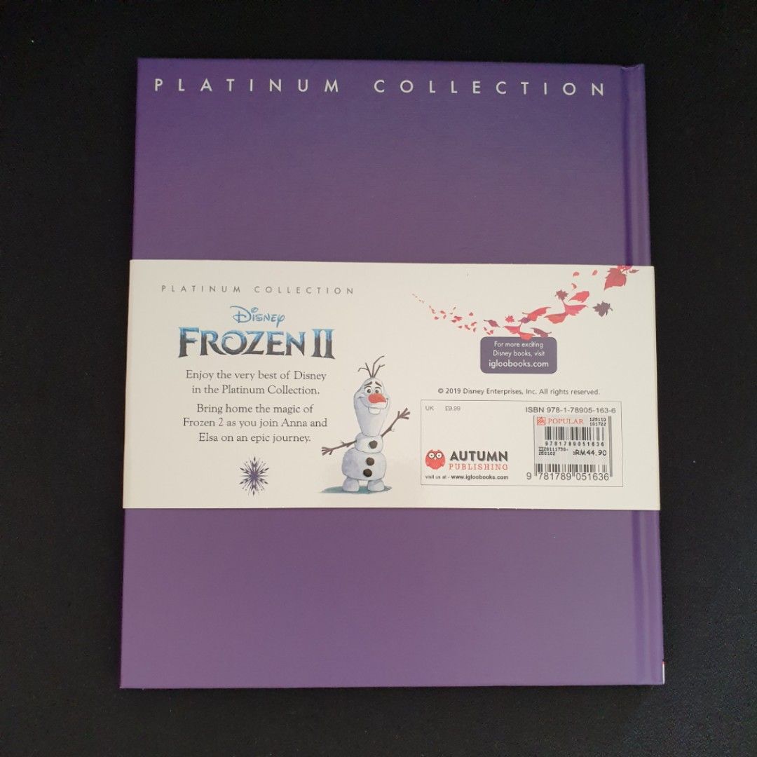 Frozen II- Platinum Collection Disney, Hobbies & Toys, Books ...