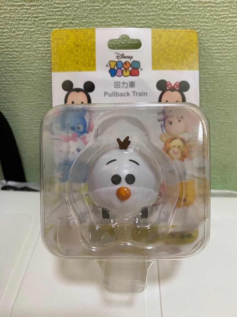 Disney Frozen Olaf 迪士尼 魔雪奇緣 雪寶回力車tsum tsum pullback train , 興趣及遊戲, 玩具 ...