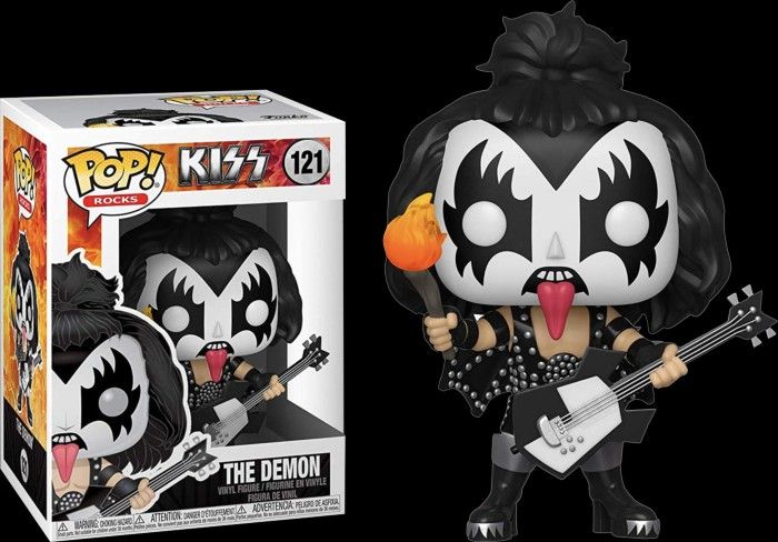 Funko Pop! Rocks: Kiss - Gene Simmons The Demon #121, Hobbies & Toys ...