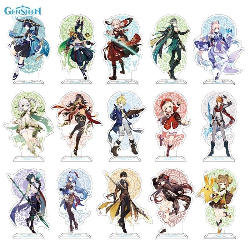 Genshin Impact Acrylic Standees, Hobbies & Toys, Memorabilia ...
