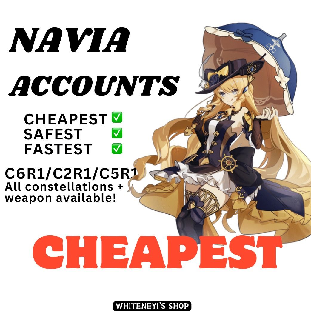 GENSHIN NAVIA WITH CONSTELLATIONS/NAVIA WITH PULLS/C6 NAVIA/GENSHIN ...