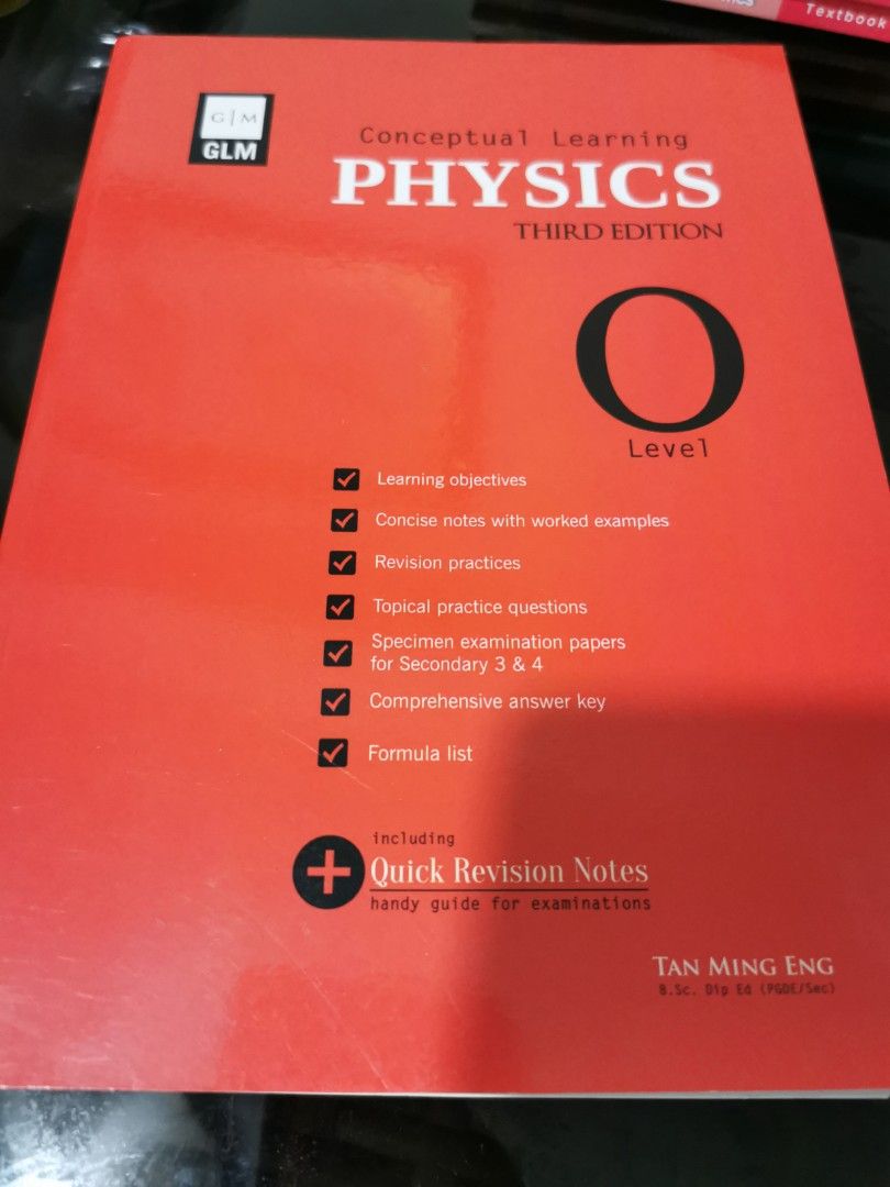 GLM Conceptual Learning Physics O Level 3rd Editon, Hobbies & Toys ...
