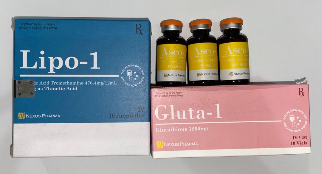 Gluta Drip (Snow White) BUNDLE w/ freebies, Beauty & Personal Care ...