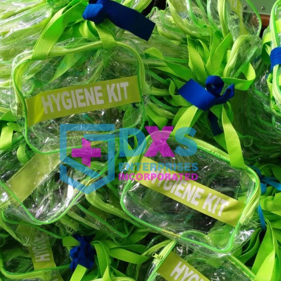 GREEN HYGIENE KIT BAG, Health & Nutrition, Medical Supplies & Tools on ...