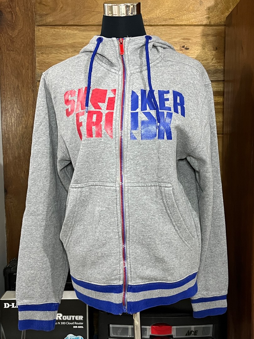 Grey Sneaker Freak Full-Zip Hoodie, Women's Fashion, Coats, Jackets and ...