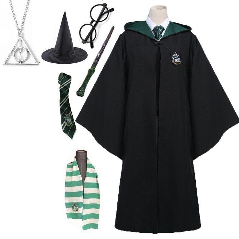 Harry Potter Slytherin Costume Set, Men's Fashion, Tops & Sets, Sets ...
