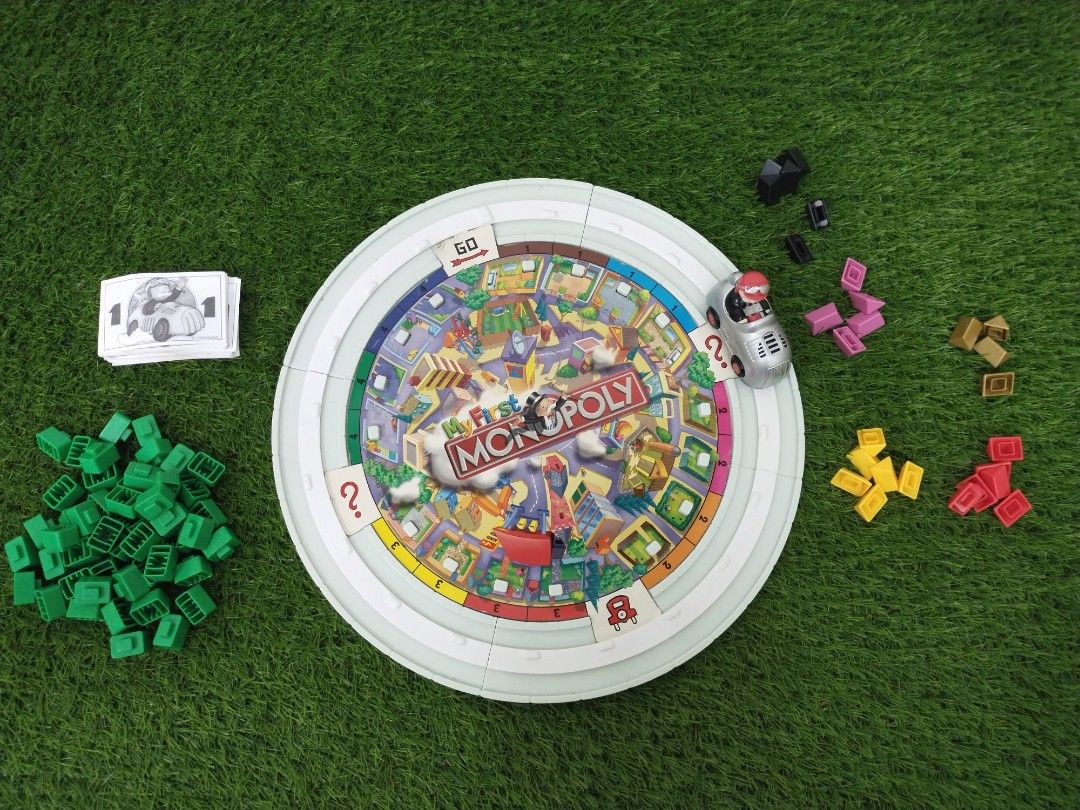 Hasbro Monopoly Town Round Circle Board Game, Hobbies & Toys, Toys ...