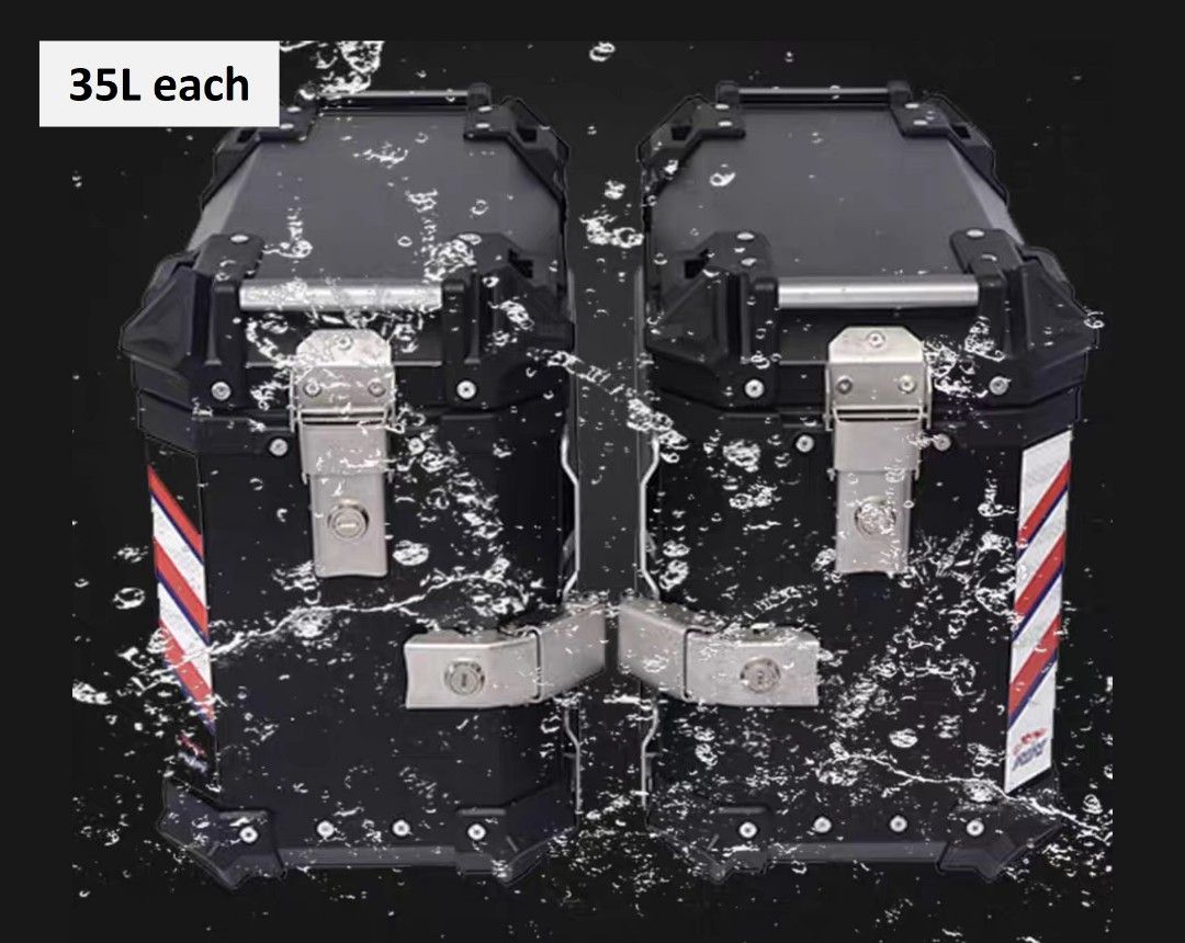 Honda CB400X CB190F top & side boxes, Motorcycles, Motorcycle ...