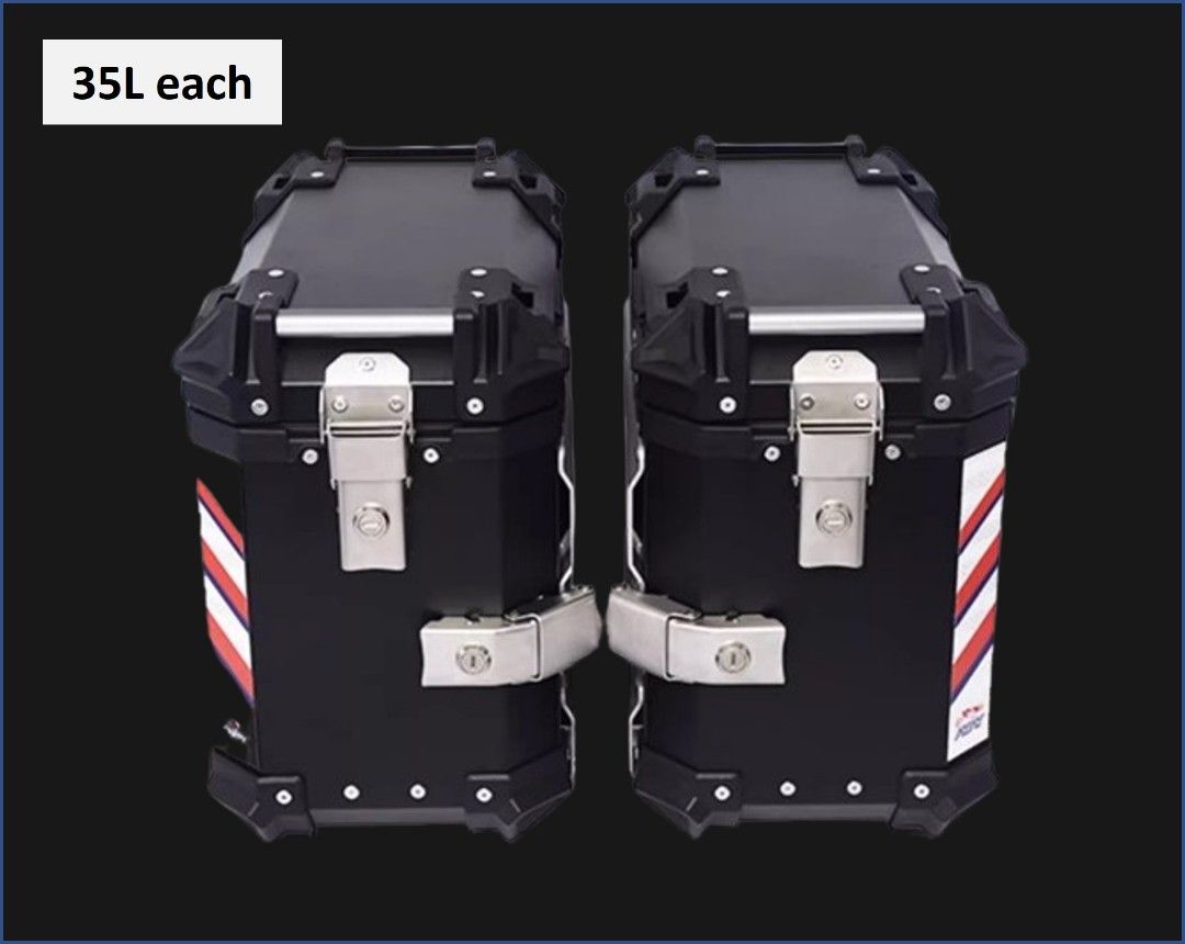 Honda CB400X CB190F top & side boxes, Motorcycles, Motorcycle ...