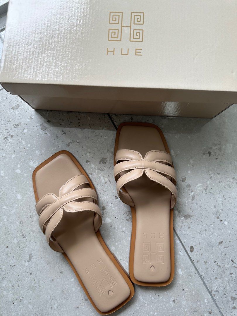 Hue Haldis in Naturale, Women's Fashion, Footwear, Sandals on Carousell