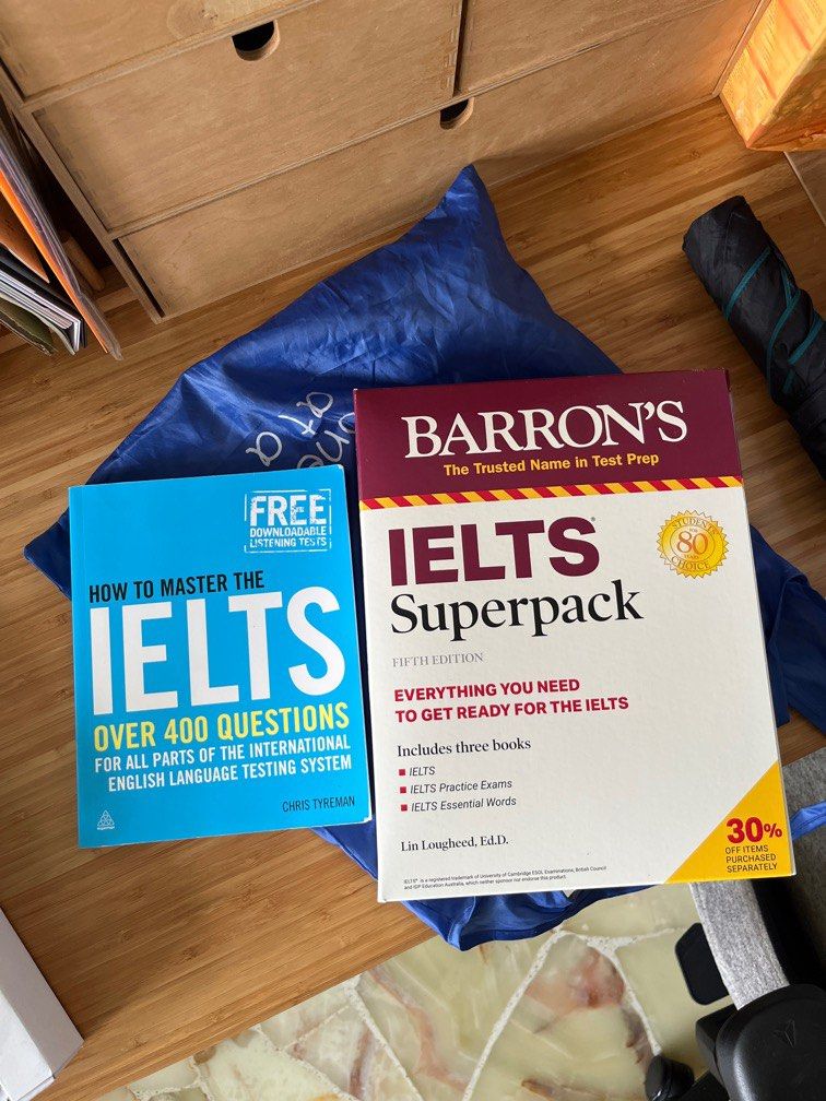 IELTS Superpack & How to master the IELTS, Hobbies & Toys, Books & Magazines, Textbooks on Carousell