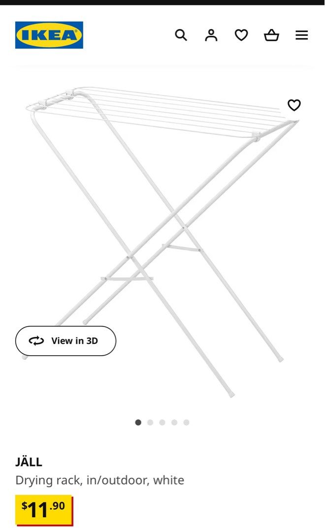 IKEA drying rack, Furniture & Home Living, Outdoor Furniture on Carousell