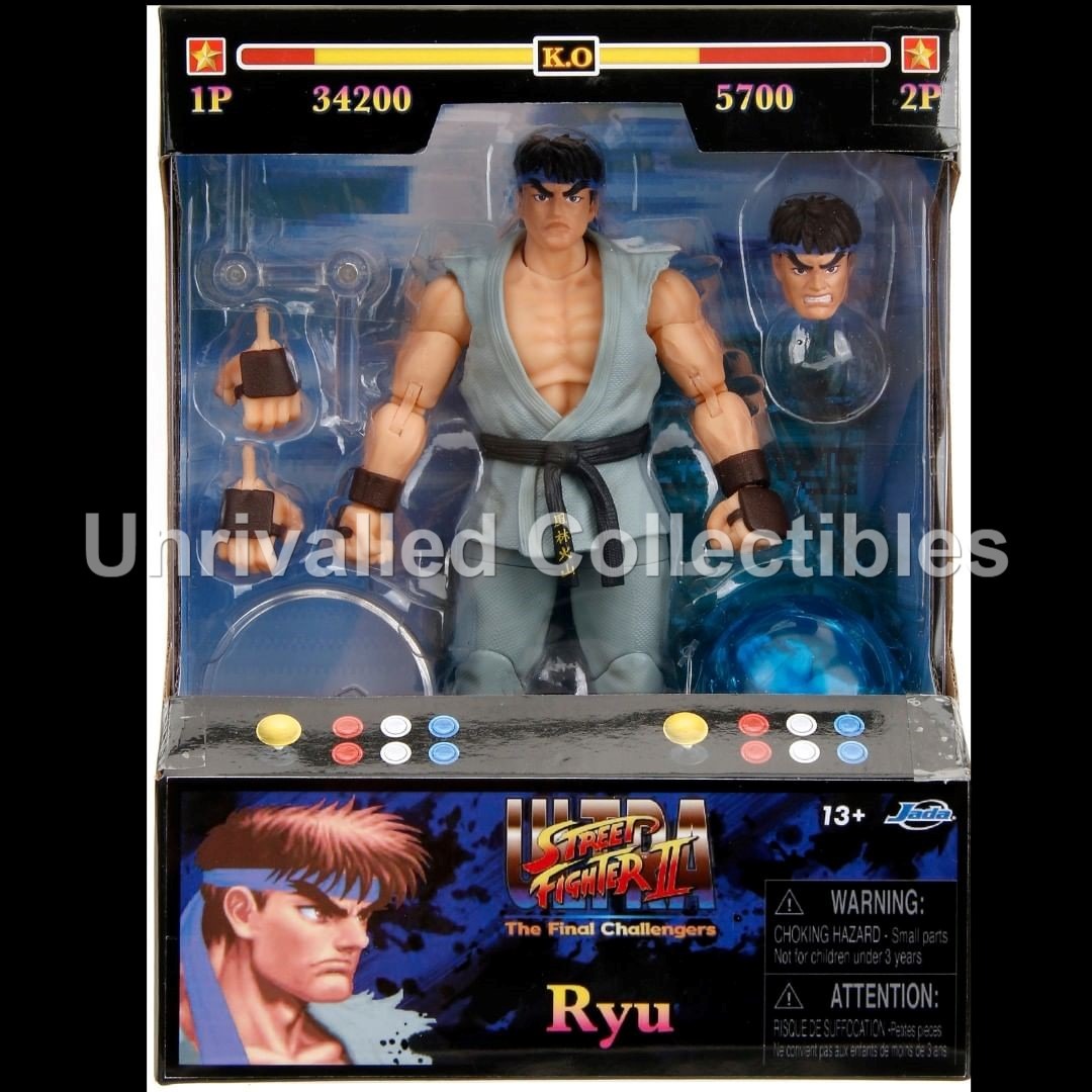 [In Hand] Jada Toys Ultra Street Fighter II The Final Challengers Series - 6 inches scale - Evil ...