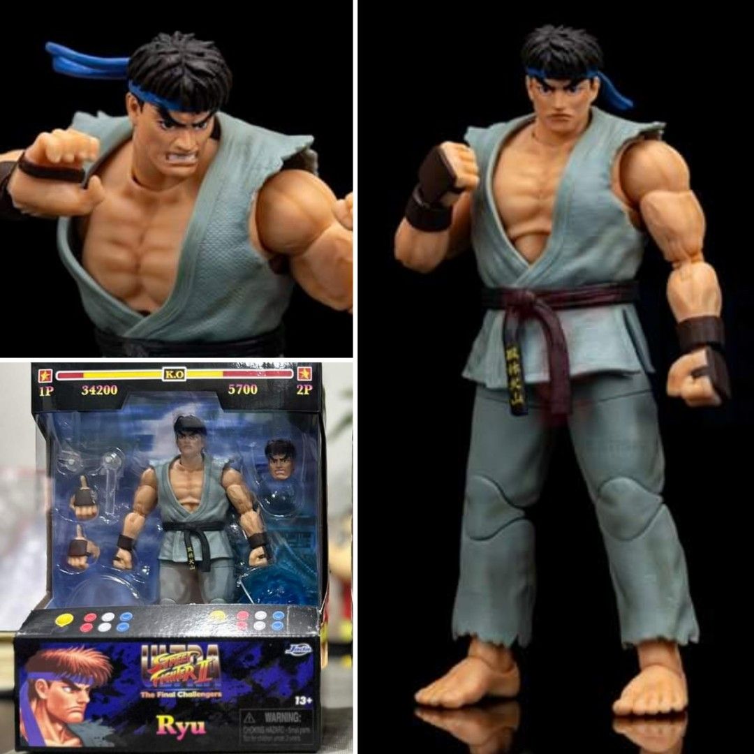 *in stock* Jada Toys Ultra Street Fighter II Ryu Player 2 Color SGCC Release, Hobbies & Toys ...