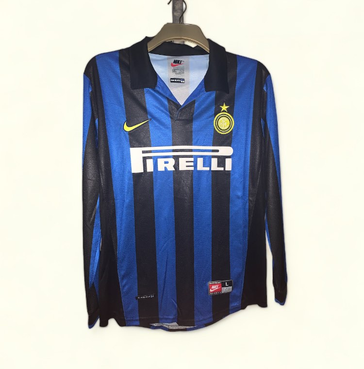 Inter Milan 98/99 Home kit long sleeve, Men's Fashion, Tops & Sets ...