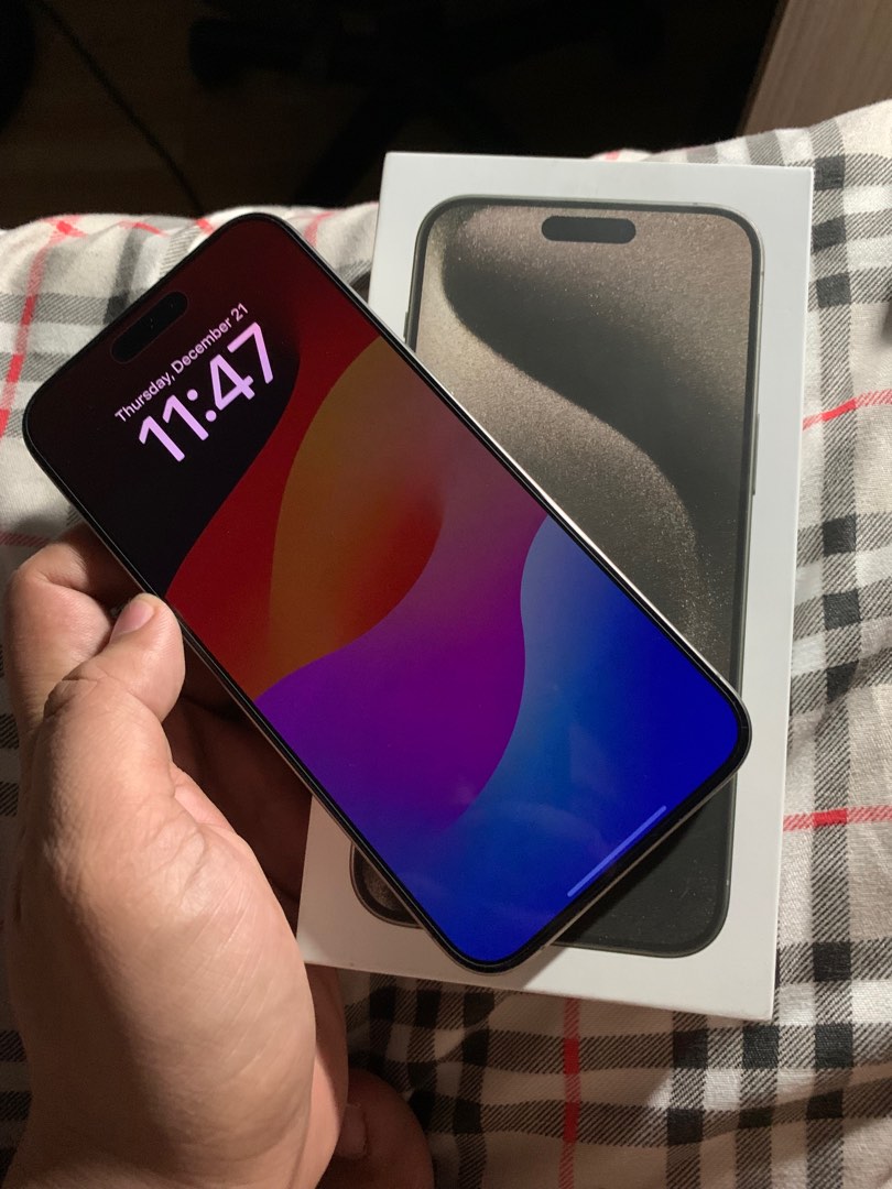 iPhone 15 Pro Max 256 Globelocked Natural Titanium, Mobile Phones & Gadgets, Mobile Phones ...