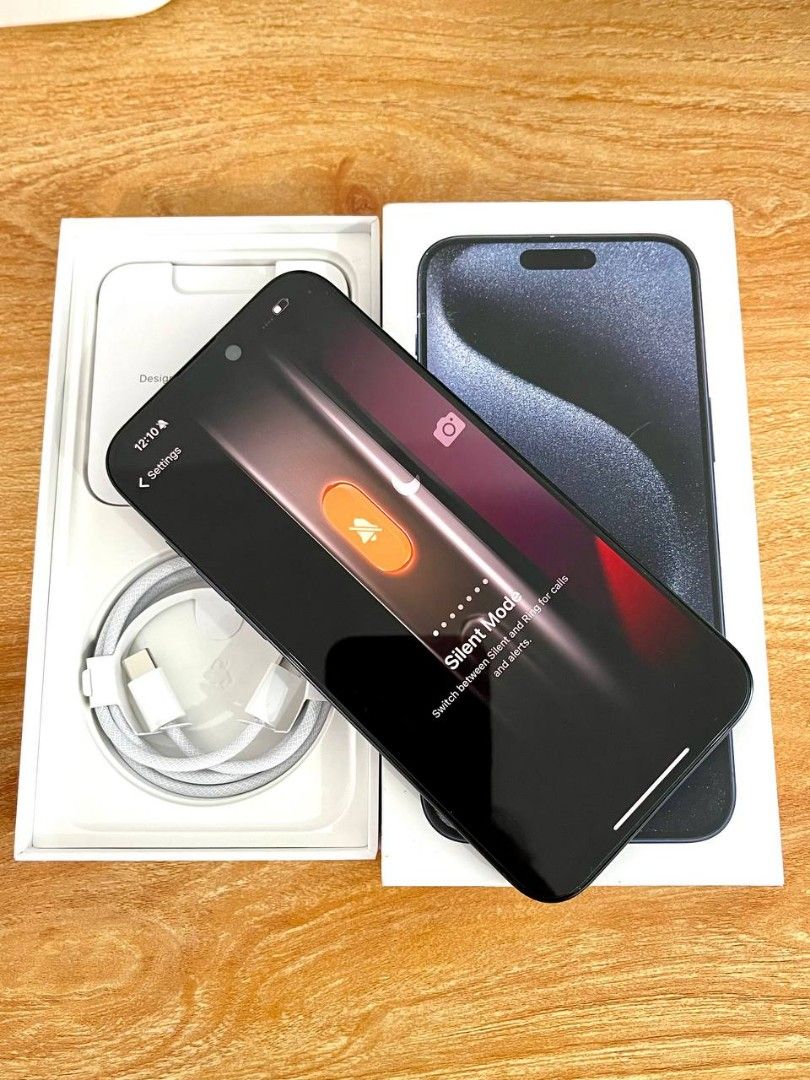 iPhone 15 pro max Blue titanium NTC Openline, Mobile Phones & Gadgets ...