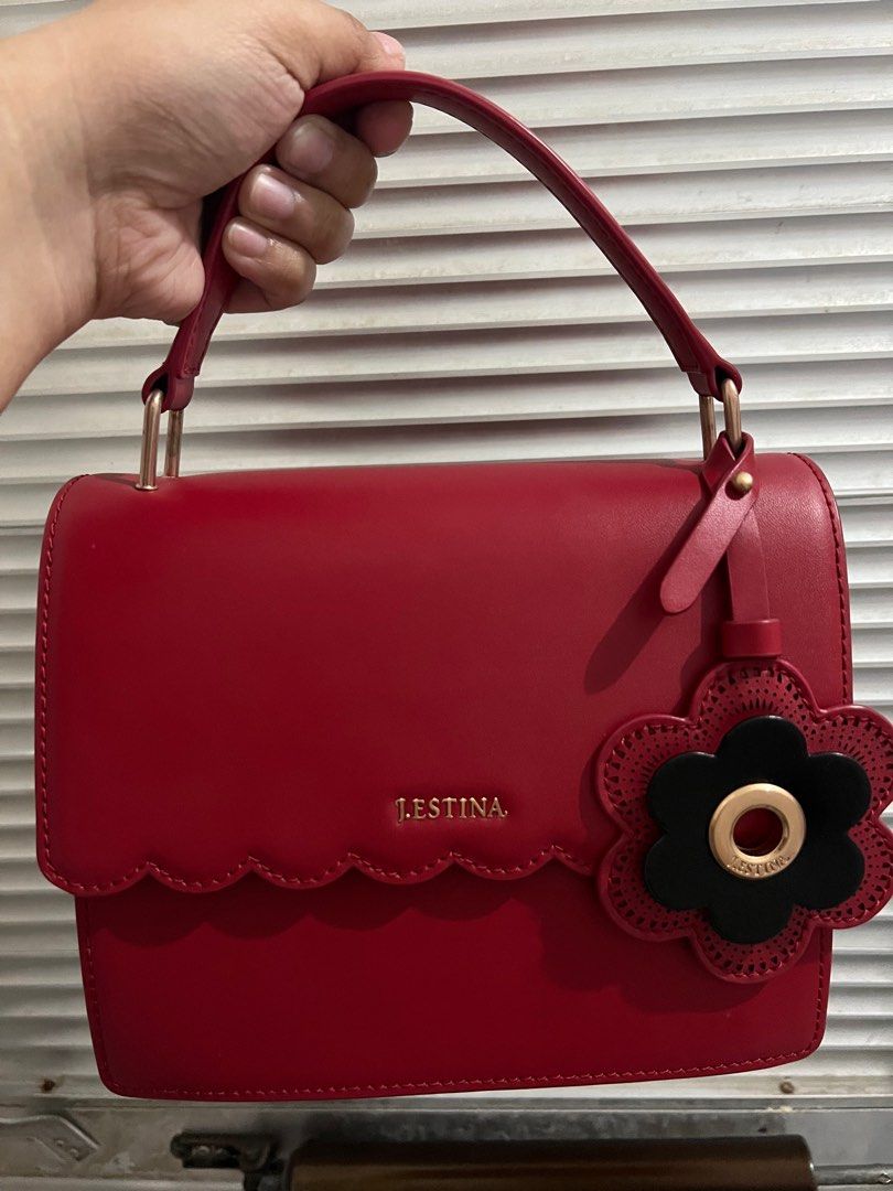 J estina crossbody/top handle bag, Women's Fashion, Bags & Wallets ...