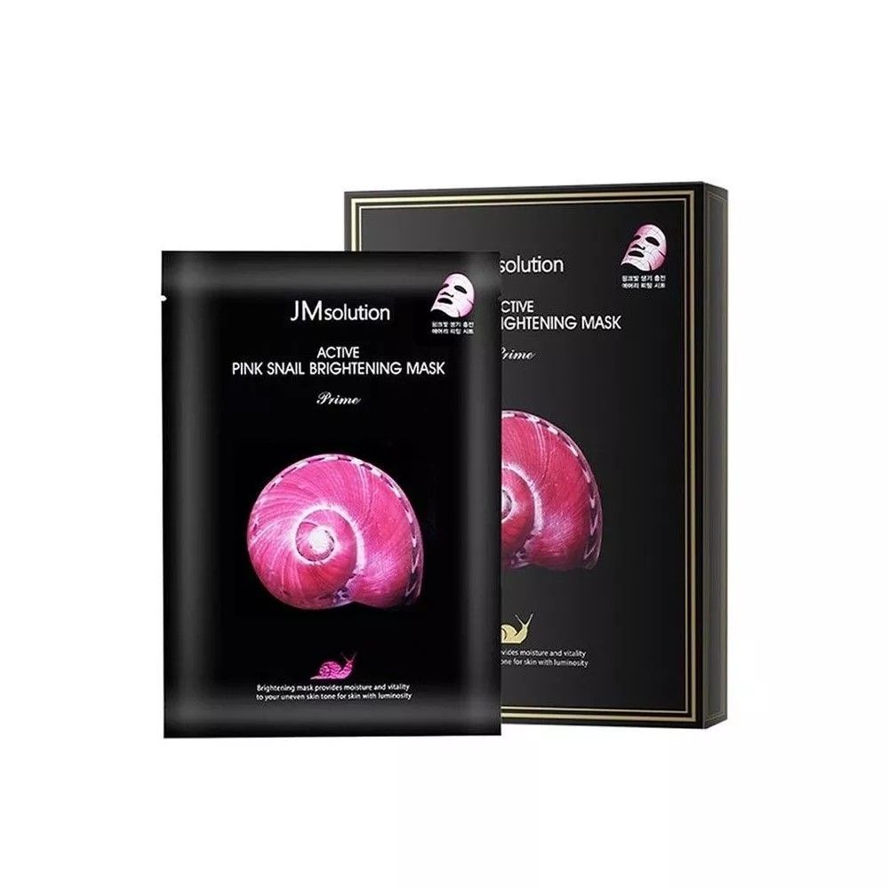 JM Solution Active Pink Snail Brightening Mask 10S (Authentic), Beauty ...