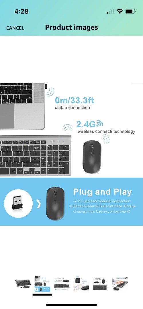 Joyaccess Wireless Keyboard And Mouse Computers And Tech Parts And Accessories Computer Keyboard