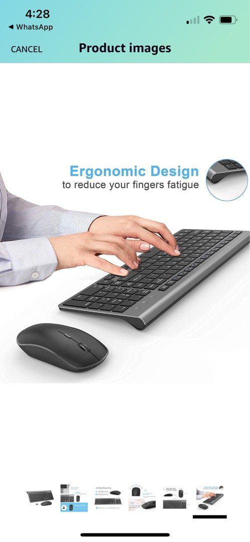 JOYACCESS Wireless Keyboard and Mouse, Computers & Tech, Parts & Accessories, Computer Keyboard ...