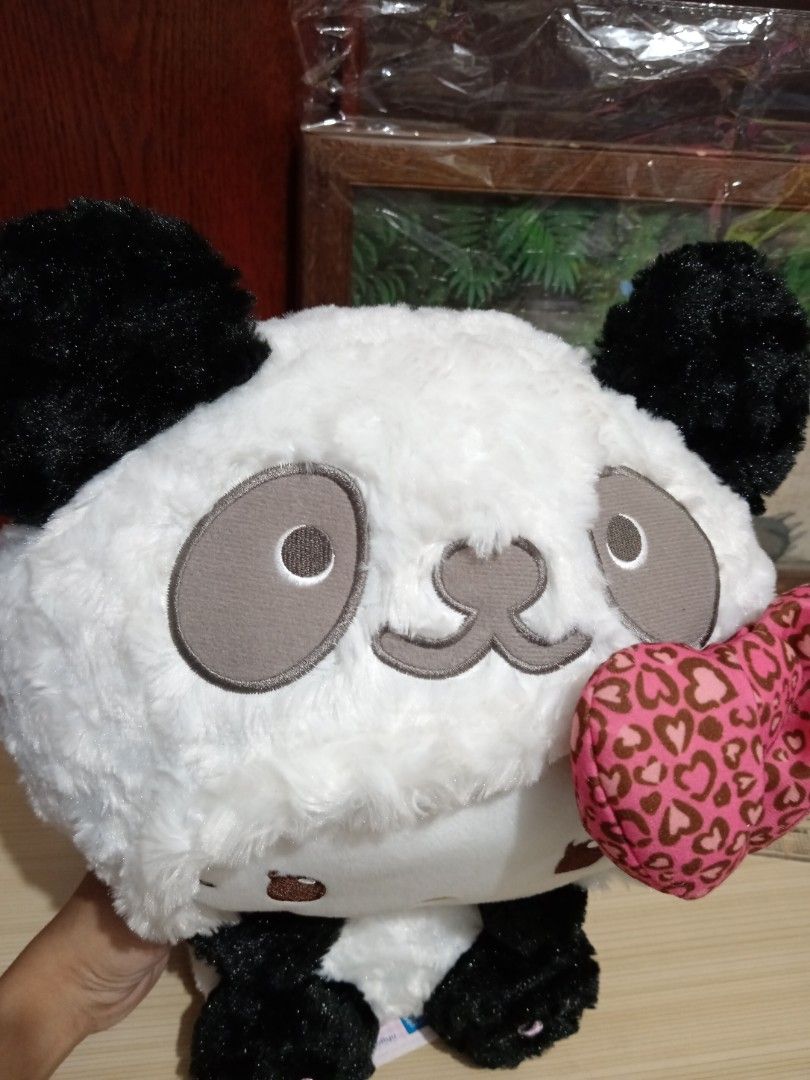Jumbo Hk panda hello kitty panda Plush stuffed toy Japan collectible Sanrio furyu, Hobbies ...