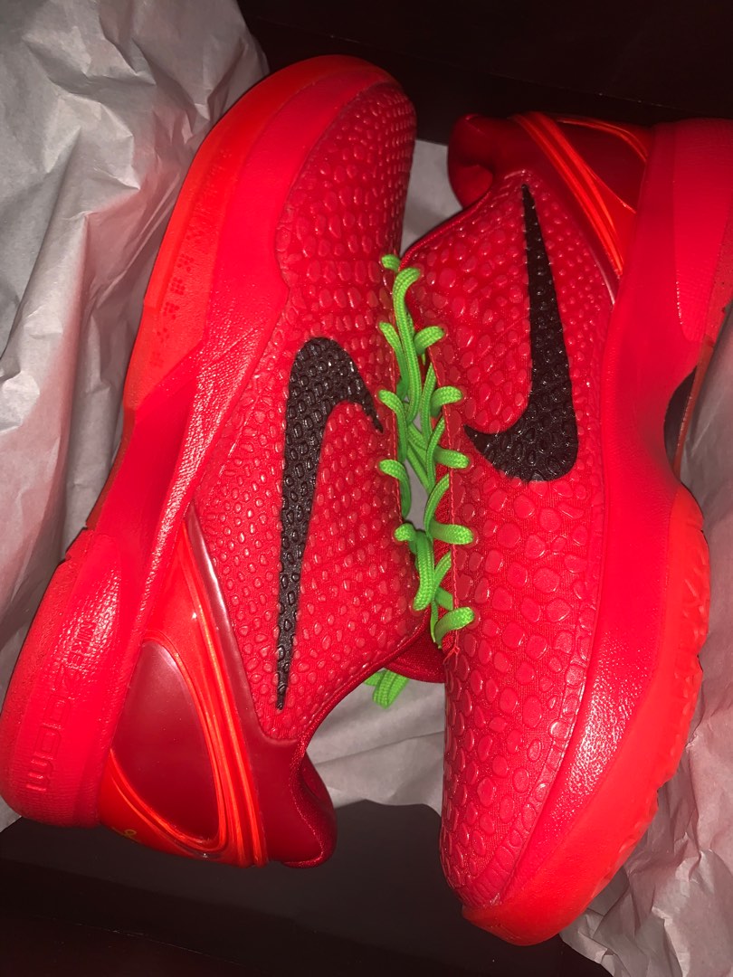 Kobe 6 Protro Reverse Grinch, Men's Fashion, Footwear, Sneakers on ...