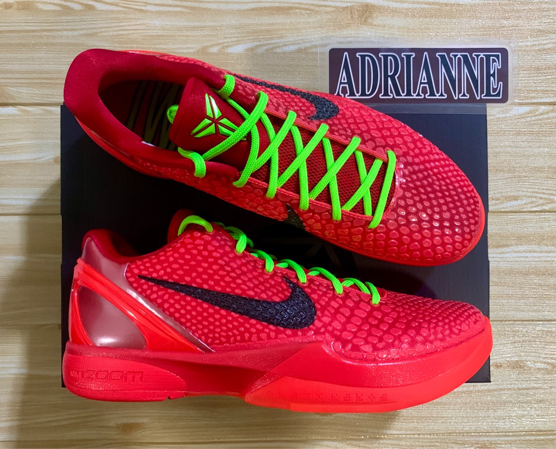 Kobe 6 Protro Reverse Grinch, Men's Fashion, Footwear, Sneakers on ...