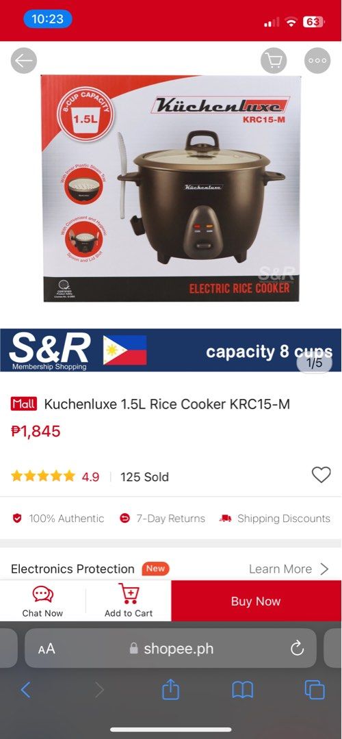 Kuchenluxe Rice Cooker, TV & Home Appliances, Kitchen Appliances, Other ...