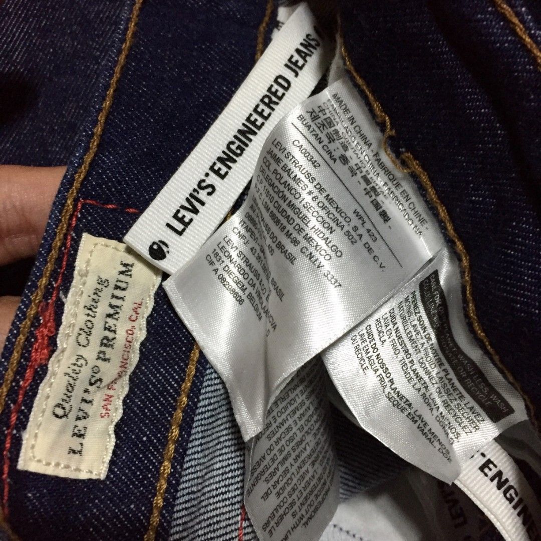 LEVI'S RED TAB LEJ ENGINEERED BLUE JEANS, Women's Fashion, Bottoms ...