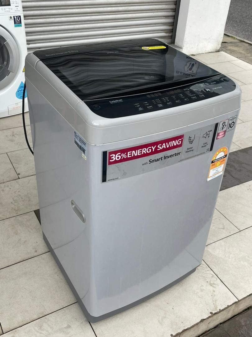 LG top load washing machine 9 kg inverter, TV & Home Appliances ...