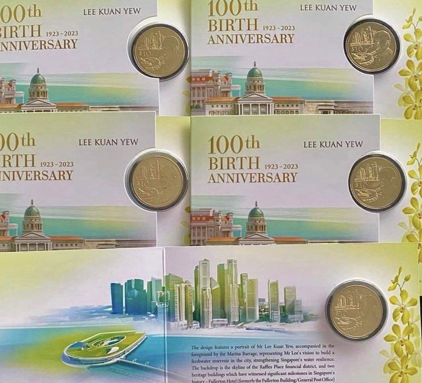 LKY100 commemorative coin, Hobbies & Toys, Memorabilia & Collectibles ...