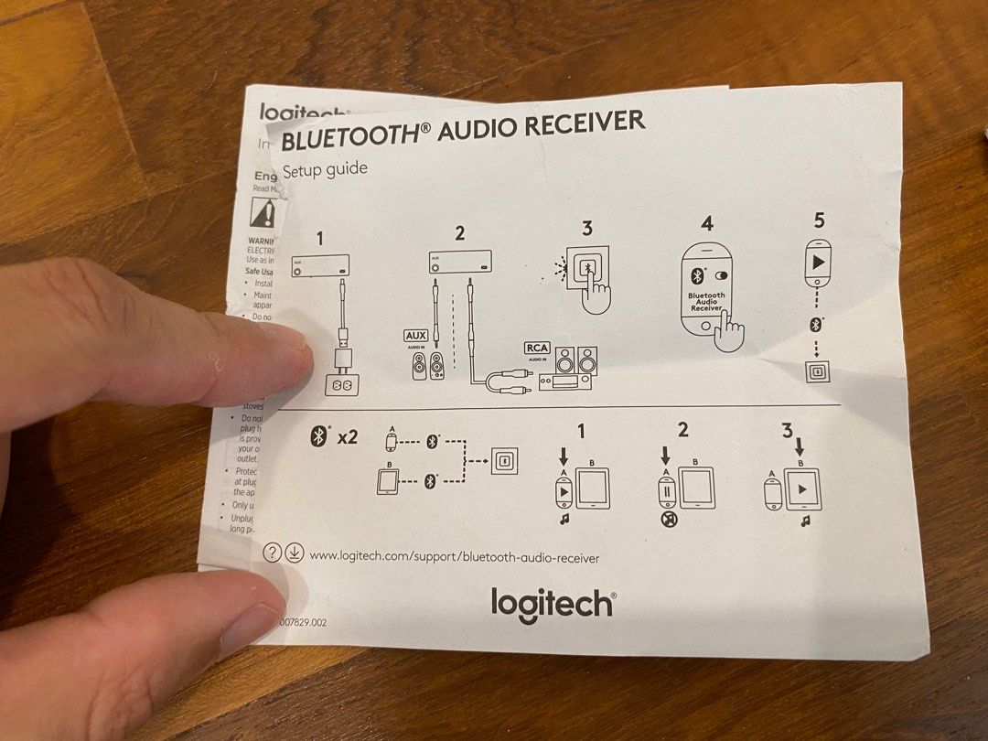 Logitech Bluetooth Audio Receiver, Computers & Tech, Parts ...