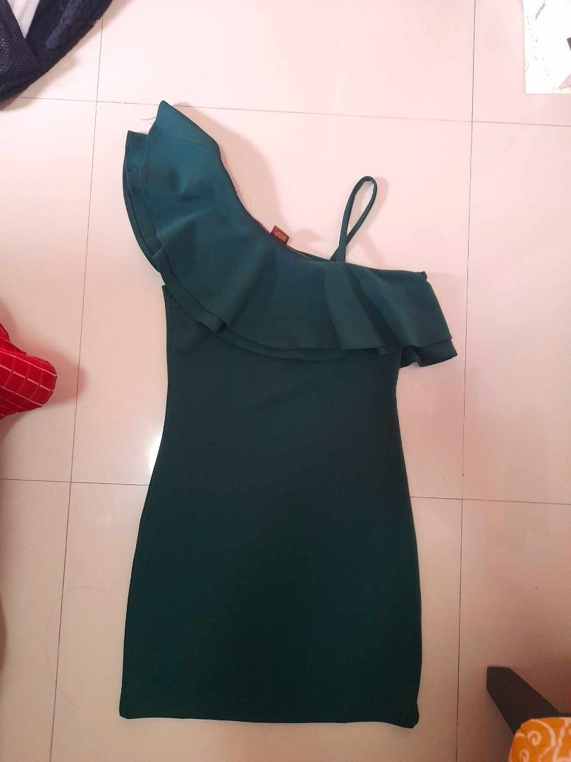 MAGS Green Dress, Women's Fashion, Dresses & Sets, Dresses on Carousell