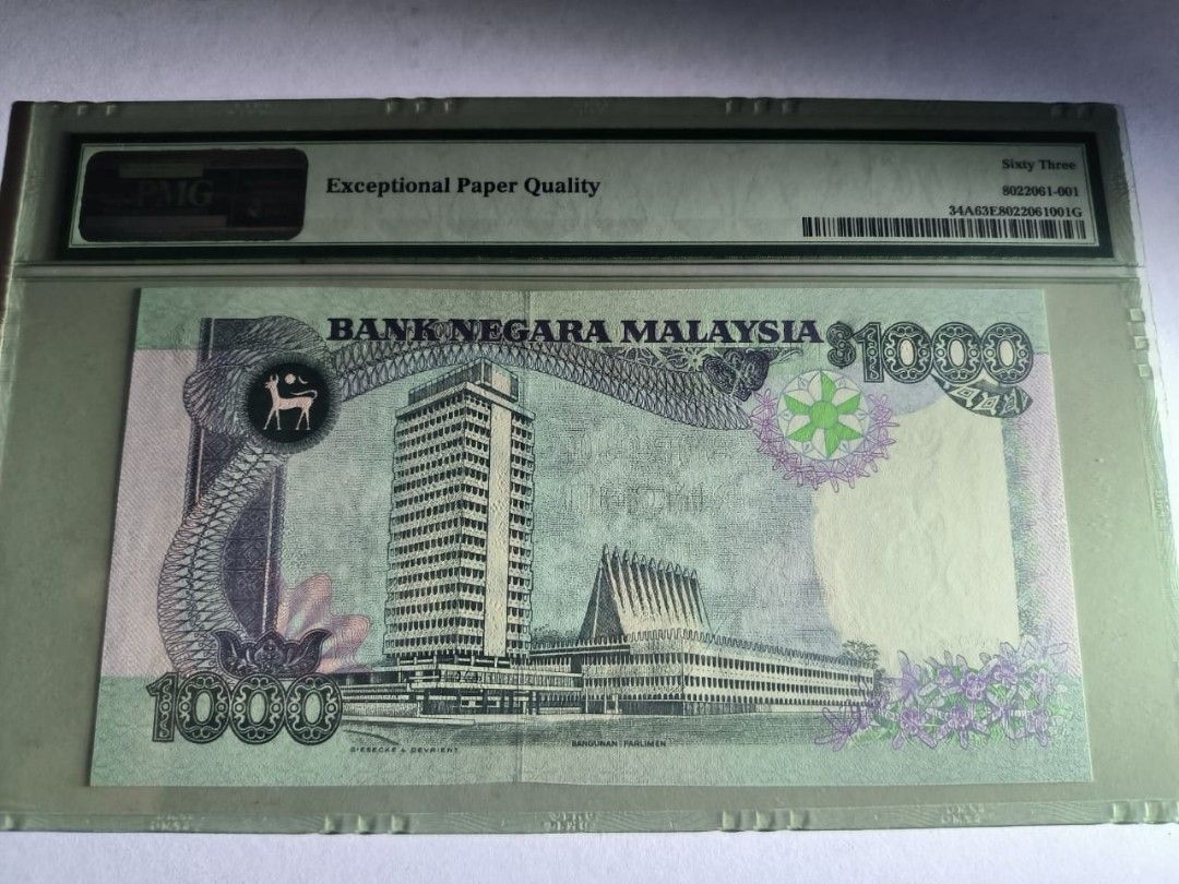Malaysia 7th Series RM1000, Hobbies & Toys, Collectibles & Memorabilia ...