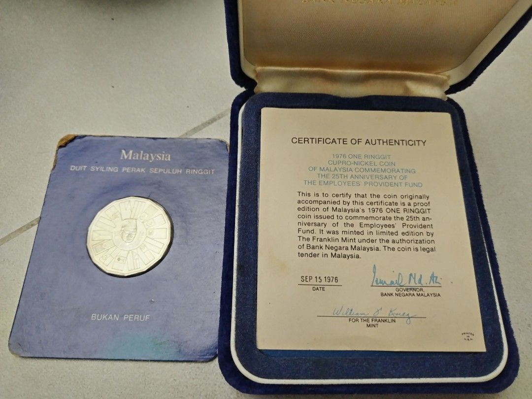 Malaysia Duit Syiling Perak 10 Ringgit, Hobbies & Toys, Collectibles ...