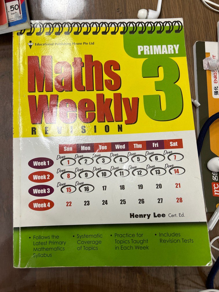 Math weekly revision primary 3, Hobbies & Toys, Books & Magazines ...