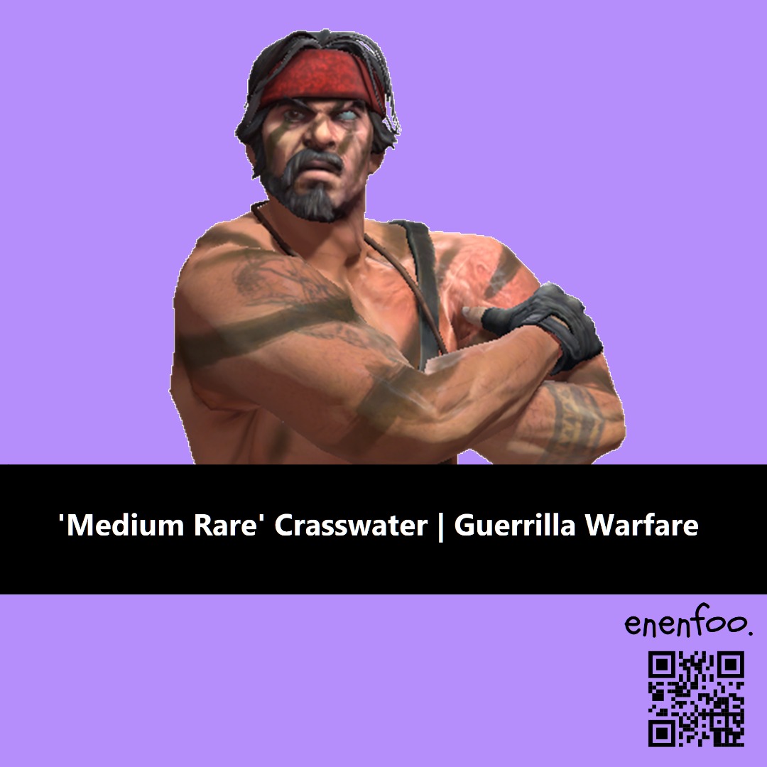 MEDIUM RARE CRASSWATER GUERRILLA WARFARE CS2 AGENTS SKINS KNIFE ITEMS ...