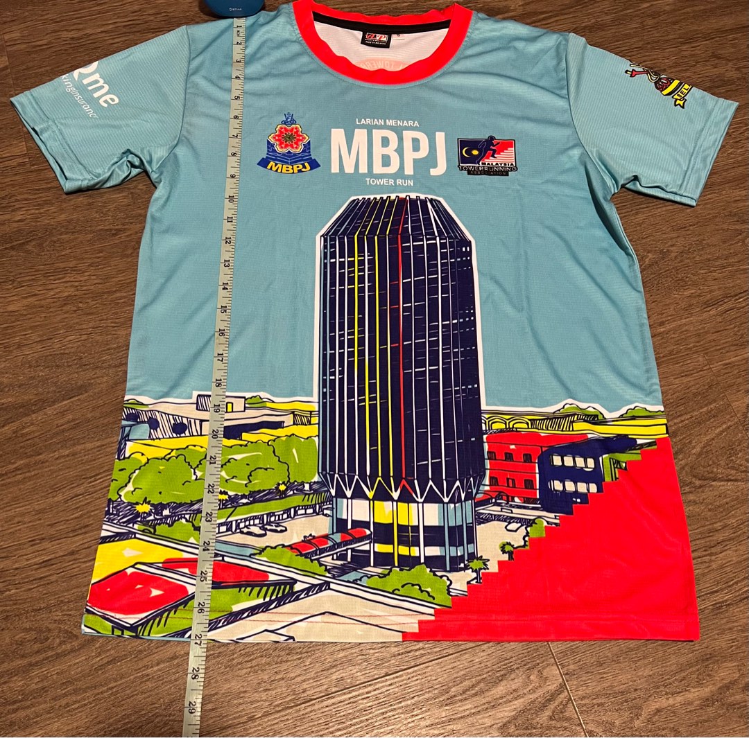 Menara MBPJ Tower Run event tee, Men's Fashion, Tops & Sets, Tshirts ...