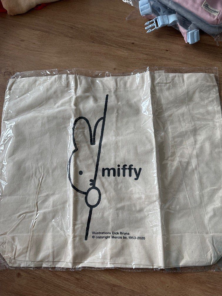 Miffy canvas tote bag, Women's Fashion, Bags & Wallets, Tote Bags on ...