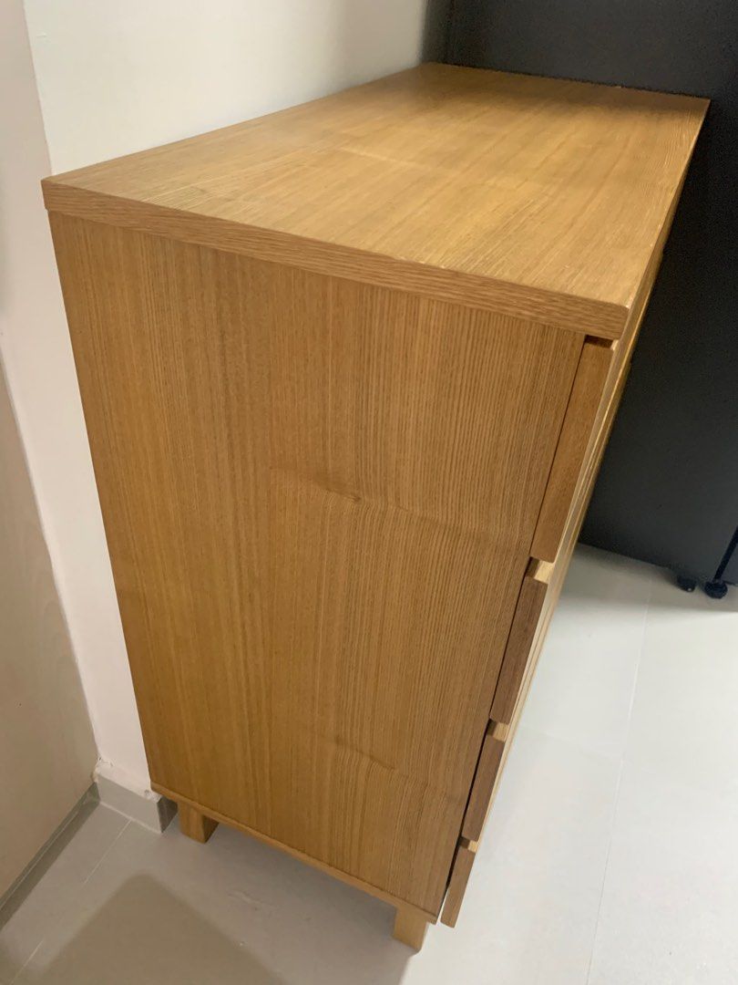 Muji Chest Drawer (80cm x 40cm x 83cm), Furniture & Home Living ...