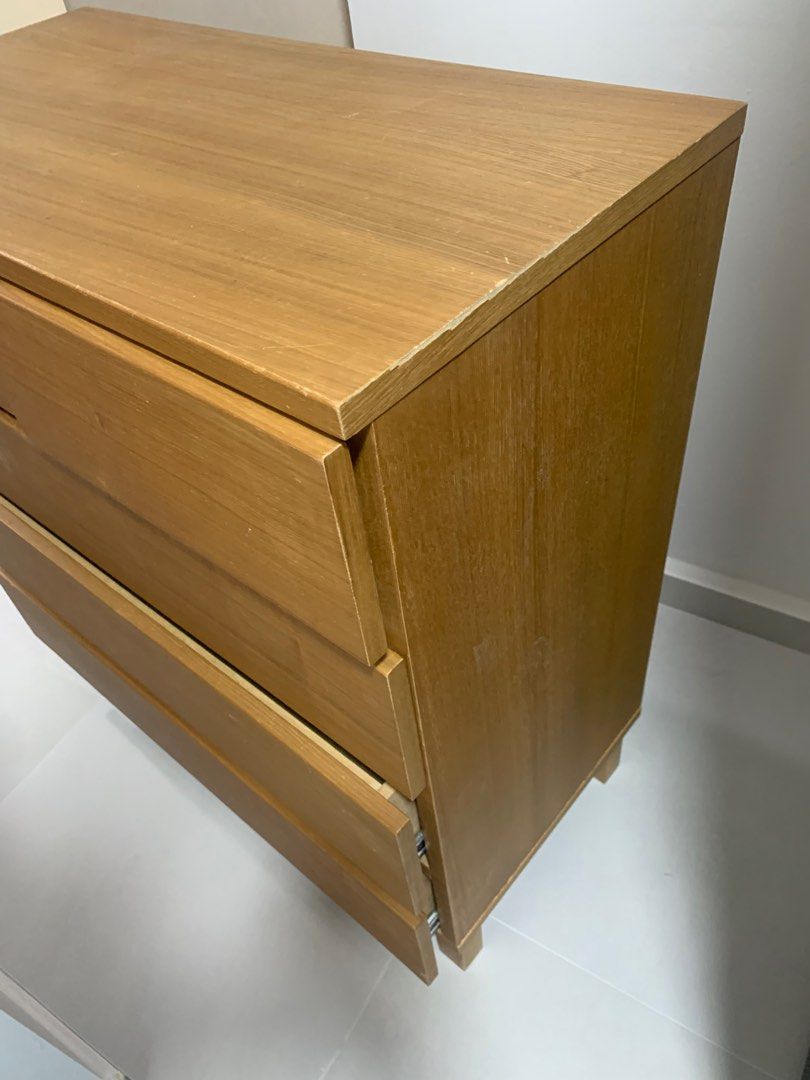 Muji Chest Drawer (80cm x 40cm x 83cm), Furniture & Home Living ...