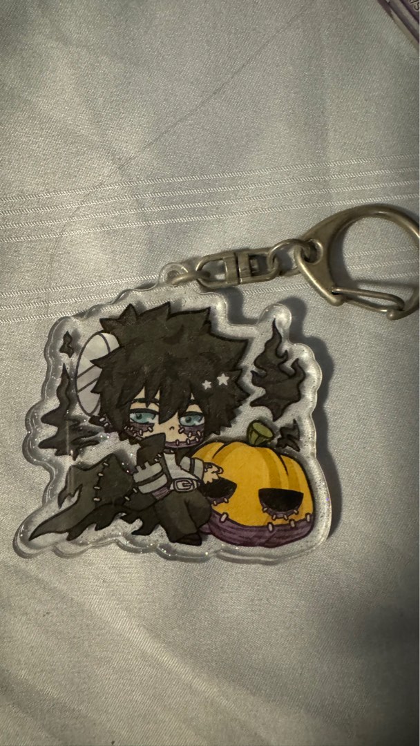 my hero academia dabi keychain on Carousell