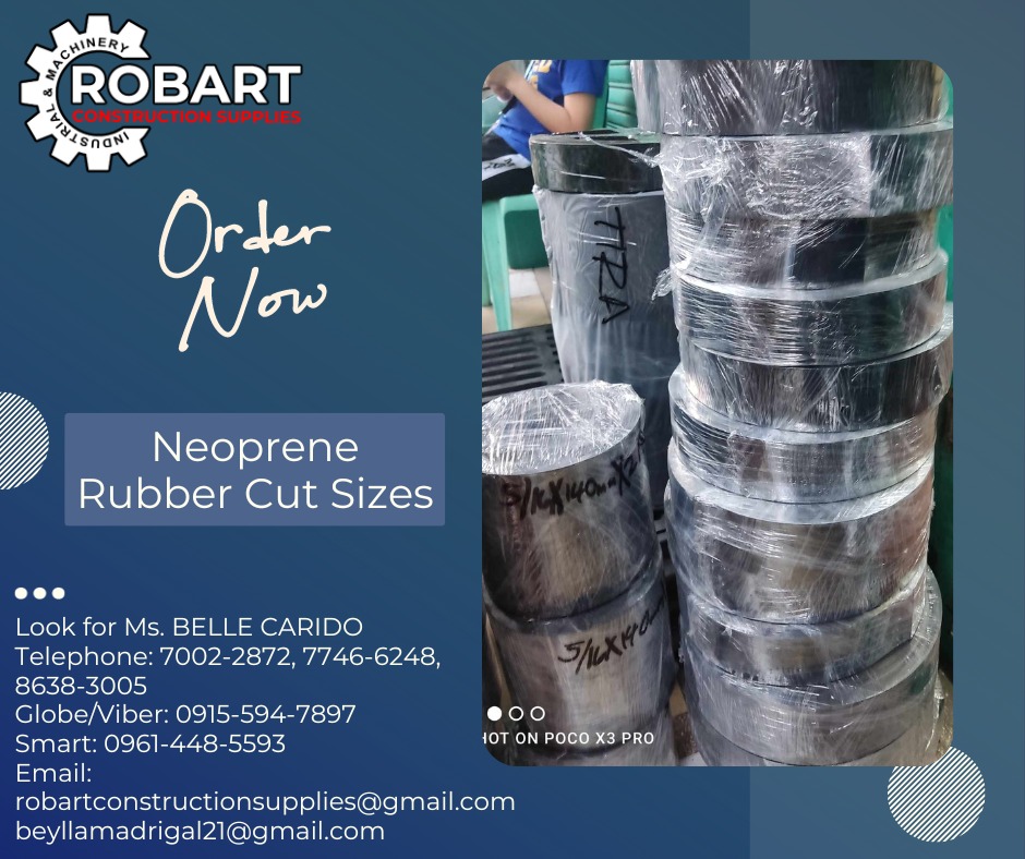 Neoprene Rubber Sheet, Commercial & Industrial, Construction Tools ...