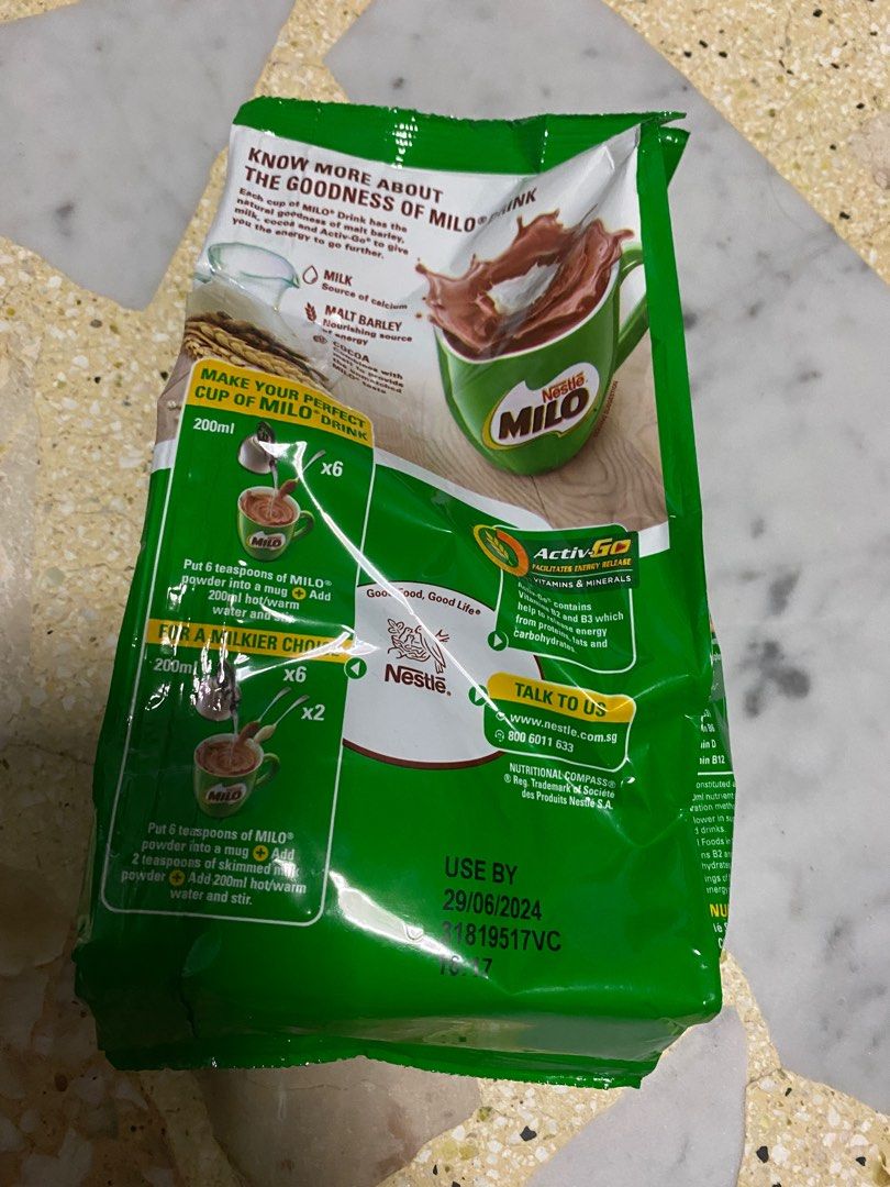 Nestle Milo, Food & Drinks, Packaged & Instant Food on Carousell