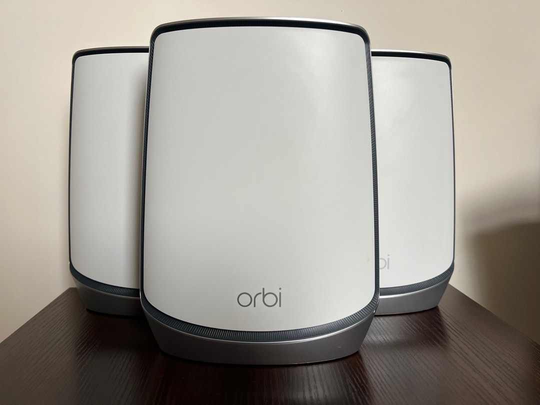 NETGEAR RBK853 Orbi AX6000 三頻 AX Mesh WiFi 6 無線系統 (3件裝) 路由器, 電腦＆科技, 電腦 ...